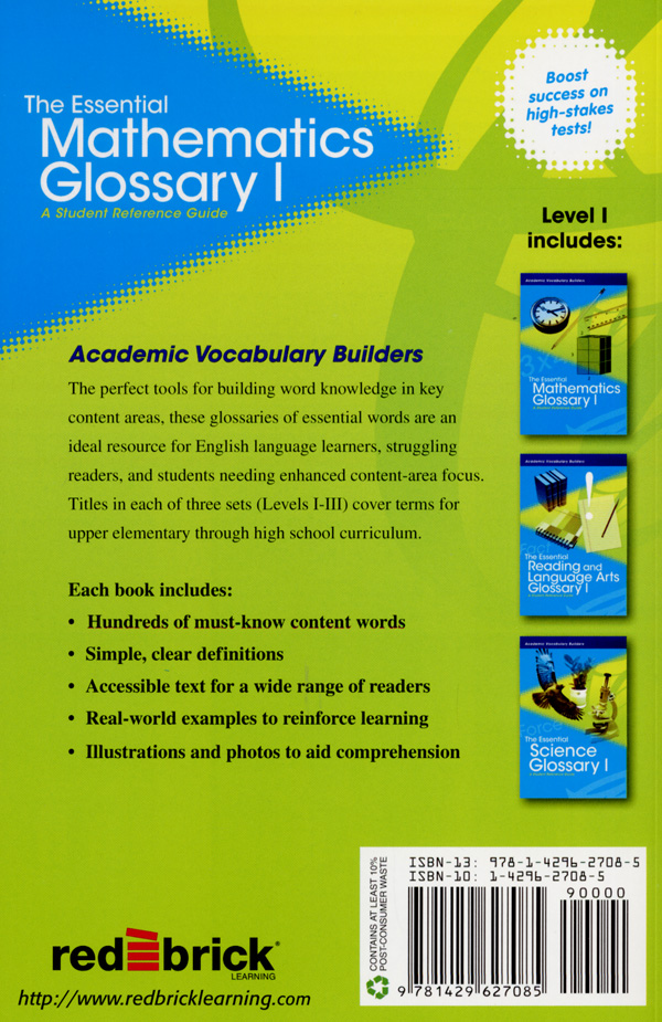 The Essential Mathematics Glossary 1