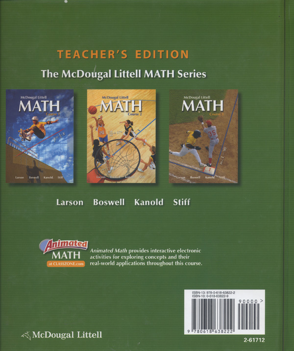 McDougal Littell Math Course (2007) 3 TE