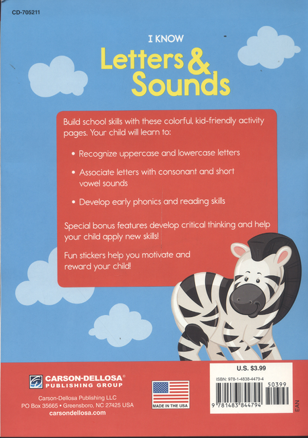 I Know Letters & Sounds
