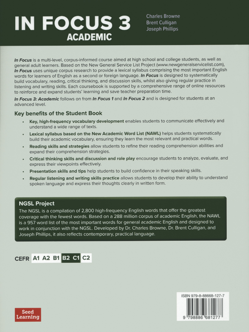 IN FOCUS 3: Academic