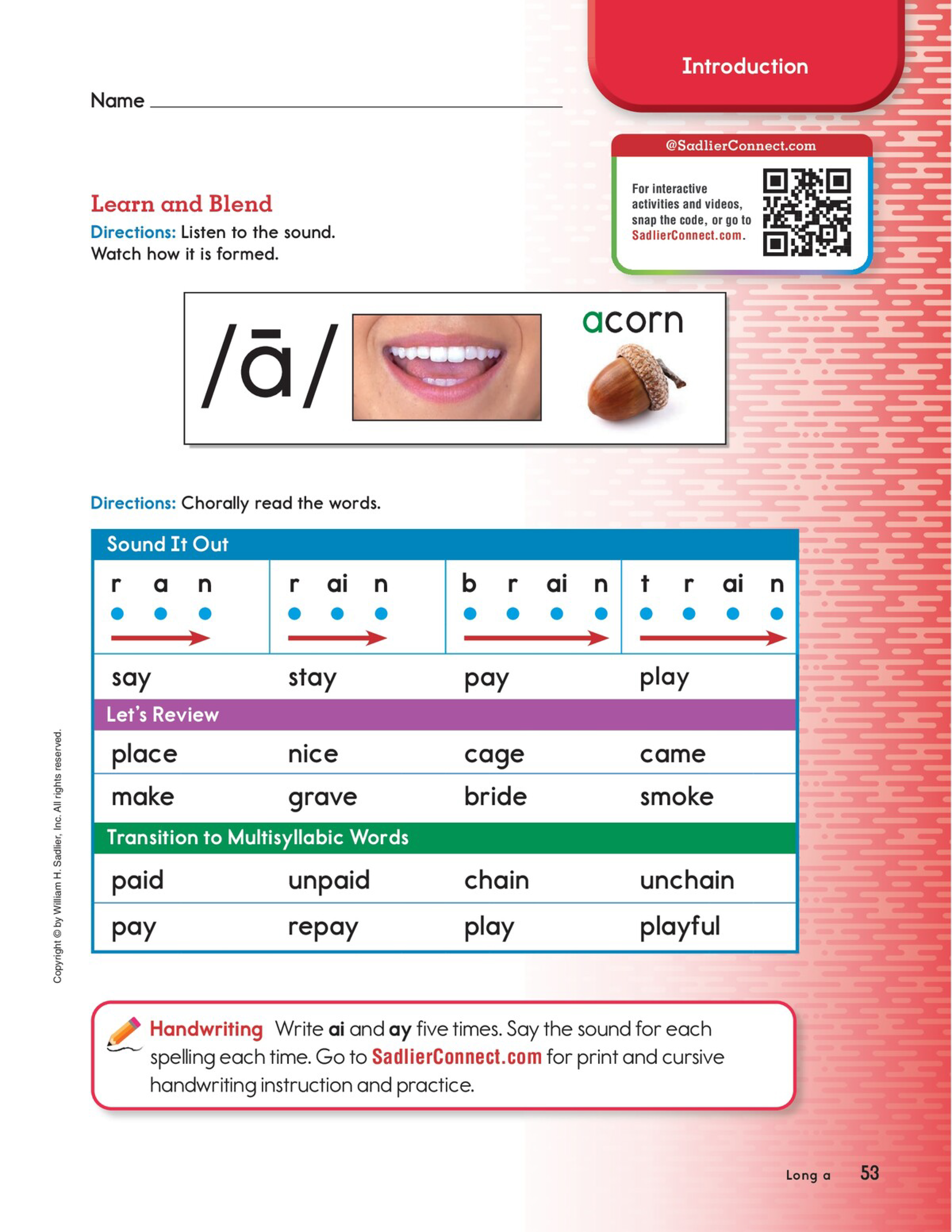 Building Reading Success 5 Long Vowels