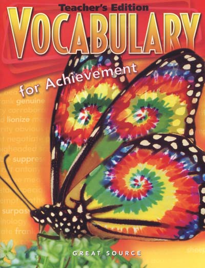 Vocabulary for Achievement 6 TE (Introductry Course)