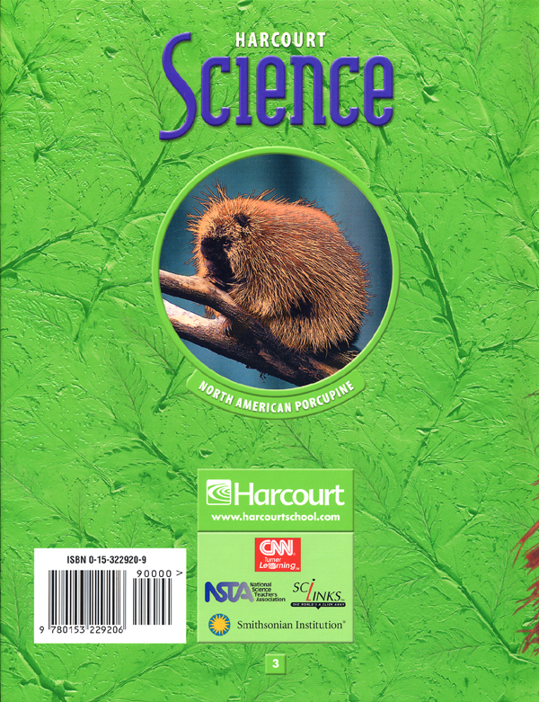 Harcourt Science 3 SB 2005년판