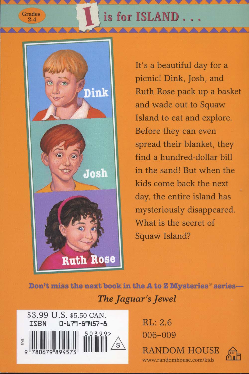 A to Z Mysteries I(아이) The Invisible Island